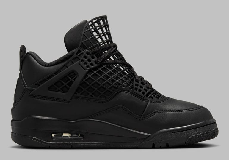 La Jordan 4 Net de retour dans un coloris Full Black – Fit Them All